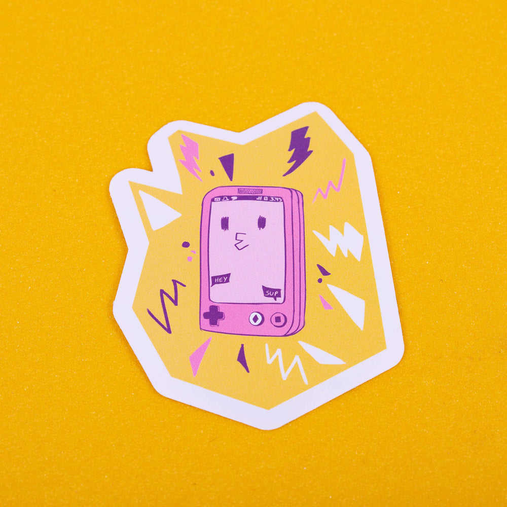 Phone Boy Sticker